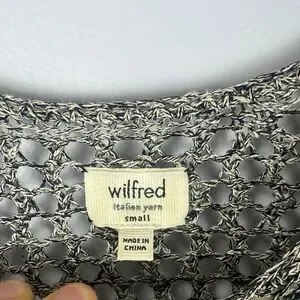 Wilfred | Sweaters | Aritzia Wilfred Linen Blend Peppered Gray 34 ...